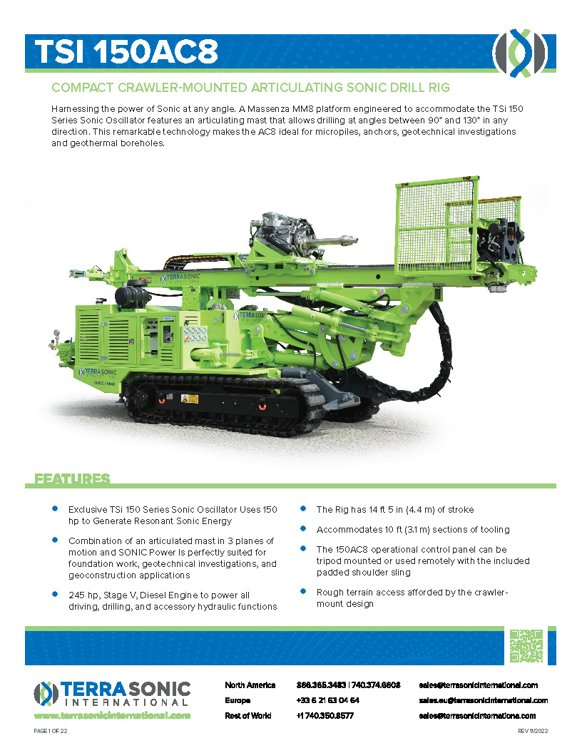 View or Download Terra Sonic Literature